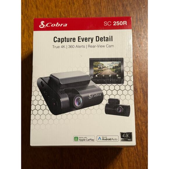 Cobra | Car Audio, Video & GPS | Cobra Sc 25r Dash Cam Dualview Dash Cam W True 4k 360 Alerts ...
